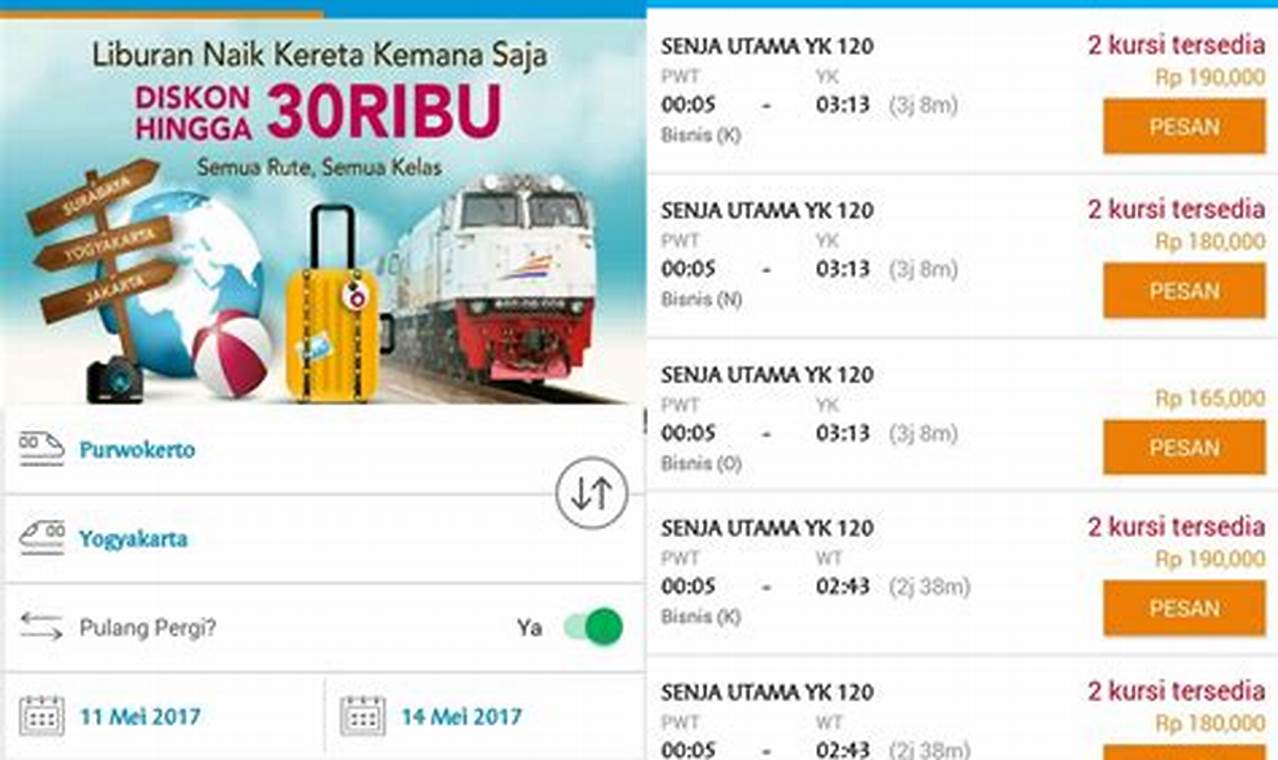 Aplikasi Pemesanan Tiket Kereta Api Online: Pesan Tiket Kereta Lebih ...