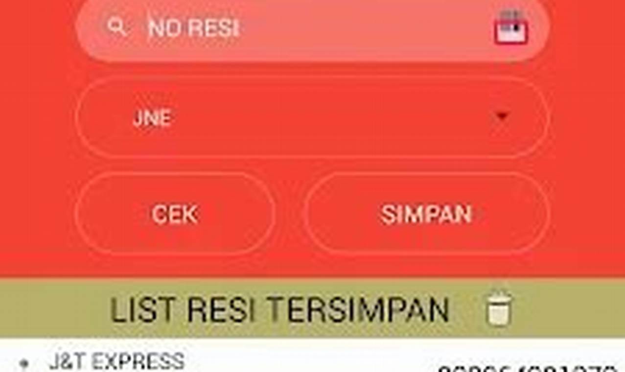 Aplikasi Cek Resi Pengiriman Terbaik: Lacak Paket Anda dengan Mudah dan ...